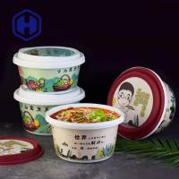 China Party Gathering 1100ml 1500ml IML Plastic Containers Custom With Cap for sale