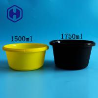 China Round Plastic Food Storage Container 37oz 44oz 51oz Stackable Spill Proof PP for sale