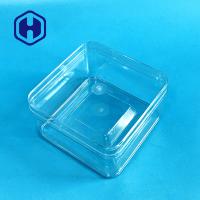 China 109mm x 109mm 350ml PET Plastic Display Box for Desserts and Snacks - Food Grade BPA-Free Packaging for sale