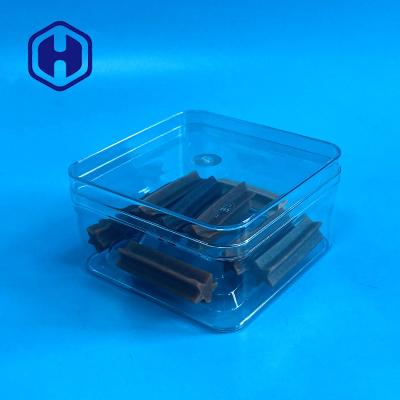 China 109mm x 109mm 350ml PET Plastic Display Box for Desserts and Snacks - Food Grade BPA-Free Packaging for sale