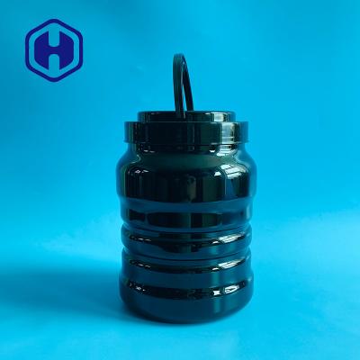 China Custom 2450ml Screw Cap Handle Plastic PET Jar for Metal Small Parts Storage for sale
