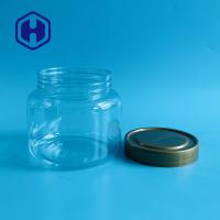 China 25OZ 750ml Round Biscuits Clear Plastic Cookies Jar With Screw Lid for sale