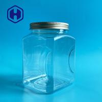 China 955ml 32.5oz Leak Proof Transparent PET Jar for Wing Nuts Hexagon Bolts Rivets for sale
