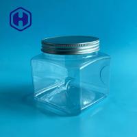 China 1260ml 43oz Food Grade PET Canister with Aluminum Lid for Oatmeal Nuts Meat for sale