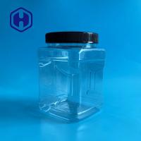 China Food Grade PET 110mm 1805ml 61oz Gripped Wide Mouth Jar for Household Storage for sale
