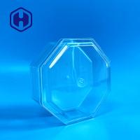 China Octagonal Custom PET Box 15oz 450ml Food Grade Clear Packaging for Nut Meat and Cubilose for sale