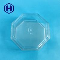 China Octagonal Custom PET Box 15oz 450ml Food Grade Clear Packaging for Nut Meat and Cubilose for sale