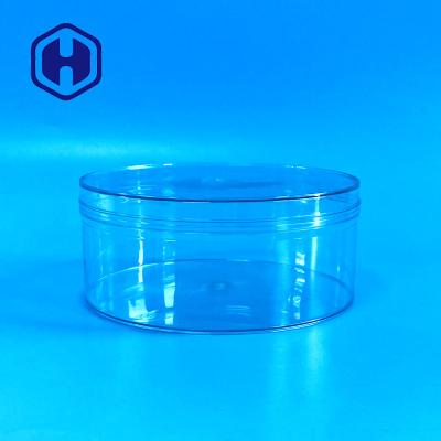 China 620ml Round Clear PET Plastic Packaging Box for Biscuits Cookies - Food Grade BPA Free Container 140x60mm for sale