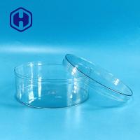 China 620ml Round Clear PET Plastic Packaging Box for Biscuits Cookies - Food Grade BPA Free Container 140x60mm for sale