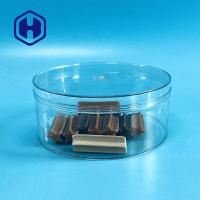 China 620ml Round Clear PET Plastic Packaging Box for Biscuits Cookies - Food Grade BPA Free Container 140x60mm for sale