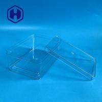 China 560ml Square PET Food Grade Clear Plastic Packaging Box for Bakery Bread Pastry Storage for sale