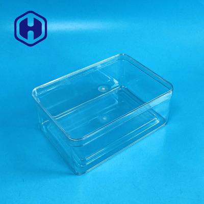 China 560ml Square PET Food Grade Clear Plastic Packaging Box for Bakery Bread Pastry Storage for sale