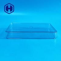 China 330ml Square Plastic Stackable Storage Boxes with Removable Lid BPA Free for sale