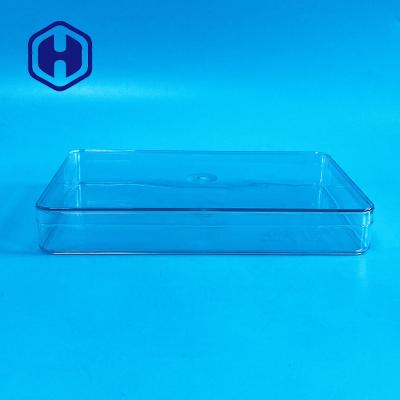 China 330ml Square Plastic Stackable Storage Boxes with Removable Lid BPA Free for sale