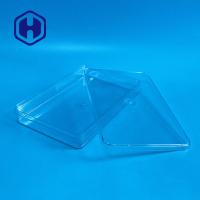 China 330ml Square Plastic Stackable Storage Boxes with Removable Lid BPA Free for sale