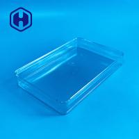 China 330ml Square Plastic Stackable Storage Boxes with Removable Lid BPA Free for sale