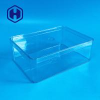 China BPA Free 40oz PET Clear Plastic Rectangular Box No Handle Food Grade Storage for sale