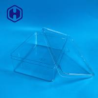 China BPA Free 40oz PET Clear Plastic Rectangular Box No Handle Food Grade Storage for sale