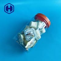 China Clear Airtight 38oz 1120ml Plastic Food Jars with Lids - 87mm Diameter PET Containers for sale