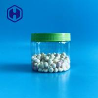 China 450ml 15oz Screw On PET Wide Mouth Leak Proof Plastic Jar for Cookies Sweets Pet Food for sale