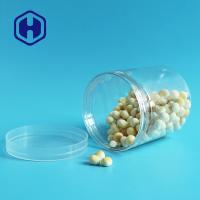 China FDA 385ml Transparent Leak Proof Plastic Jar With Screw Cap for sale