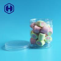 China FDA 385ml Transparent Leak Proof Plastic Jar With Screw Cap for sale