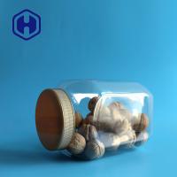 China 3500ml 119oz Disposable Leak Proof Plastic Jar For Lollipop Nuts Cashews Walnuts for sale