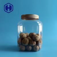 China 3500ml 119oz Disposable Leak Proof Plastic Jar For Lollipop Nuts Cashews Walnuts for sale