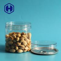 China 380ml Transparent Airtight PET Plastic Can with Wide Mouth and Ring Pull EOE Screw Cap - Food Grade Container for sale