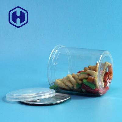China Airtight Sealing PET Plastic Cans 420ml 14.2oz Food Grade Packaging for Cacao Nibs Chilli Paste for sale
