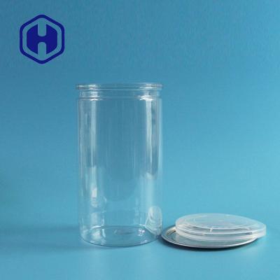 China Organic Pistachios 710ml Fishskin Clear Plastic Cans With PE Cap for sale