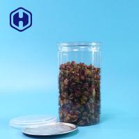 China Organic Pistachios 710ml Fishskin Clear Plastic Cans With PE Cap for sale