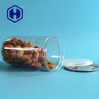 China Organic Pistachios 710ml Fishskin Clear Plastic Cans With PE Cap for sale