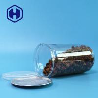 China Organic Pistachios 710ml Fishskin Clear Plastic Cans With PE Cap for sale