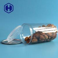 China Organic Pistachios 710ml Fishskin Clear Plastic Cans With PE Cap for sale