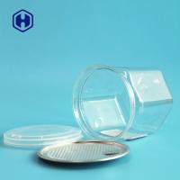 China 400ml Hexagonal Plastic PET Can Organic Sunflower Seeds Nuts Kernels Mix for sale