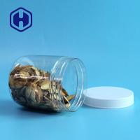 China 510ml 87mm Round PET Plastic Jar Leak Proof Airtight Food Storage Container for sale