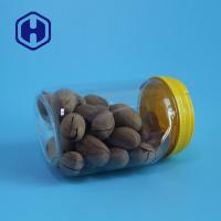 China 830ml Food Grade PET Plastic Jar with Airtight Screw Lid for Peanut Cashew for sale