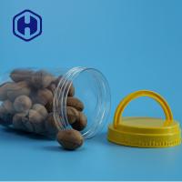 China 830ml Food Grade PET Plastic Jar with Airtight Screw Lid for Peanut Cashew for sale