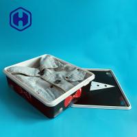 China Rectangle IML Plastic Container 2600ml with Lid - Customizable 25.7x21.3x6.8cm Food Grade PP Packaging for Apparel for sale