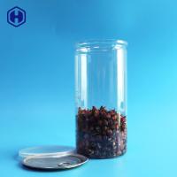 China 401# Aluminum Lid Clear Plastic Cans 1380ml for Popcorn Packaging - 99mm Diameter × 203mm Height for sale