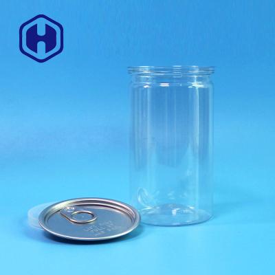 China BPA Free PET Plastic Cans 211# 12oz 360ml for Dry Fruits Condiments Biscuits Packaging for sale