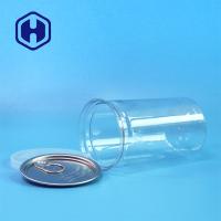 China BPA Free PET Plastic Cans 211# 12oz 360ml for Dry Fruits Condiments Biscuits Packaging for sale