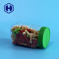 China 72mm Diameter 520ml PET Square Jar - Leak Proof Food Packaging for Dry Fruits & Chocolate for sale