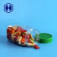 China 72mm Diameter 520ml PET Square Jar - Leak Proof Food Packaging for Dry Fruits & Chocolate for sale