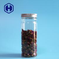 China PET 350ml Scented Flavored Tea Plastic Empty Jar With Screw Top Lids for sale