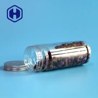 China PET 350ml Scented Flavored Tea Plastic Empty Jar With Screw Top Lids for sale