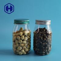 China Wholesale 400ml Clear PET Plastic Jar Leak Proof Airtight for Candy Nuts 125mm Height for sale