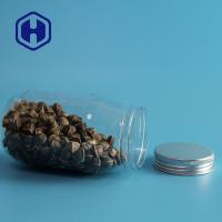 China Wholesale 400ml Clear PET Plastic Jar Leak Proof Airtight for Candy Nuts 125mm Height for sale