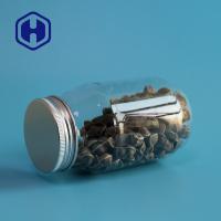 China Wholesale 400ml Clear PET Plastic Jar Leak Proof Airtight for Candy Nuts 125mm Height for sale